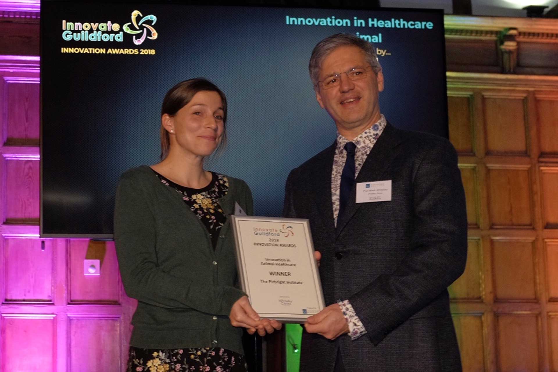 Pirbright scientist wins Innovation Award | News | The Pirbright Institute